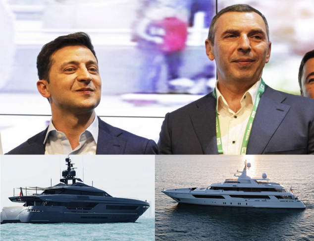 It pays to be friends with Zelensky: $75m yachts reveal sudden wealth ...